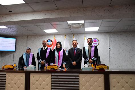 Discussion Of A Higher Diploma Thesis In The College Of Computer Science And Mathematics