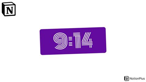 1500 Of Them Notion Clock Widget Digital Clock Notion Widget