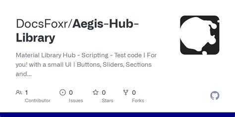 Aegis Hub Libraryaegismodulelua At Main · Docsfoxraegis Hub Library