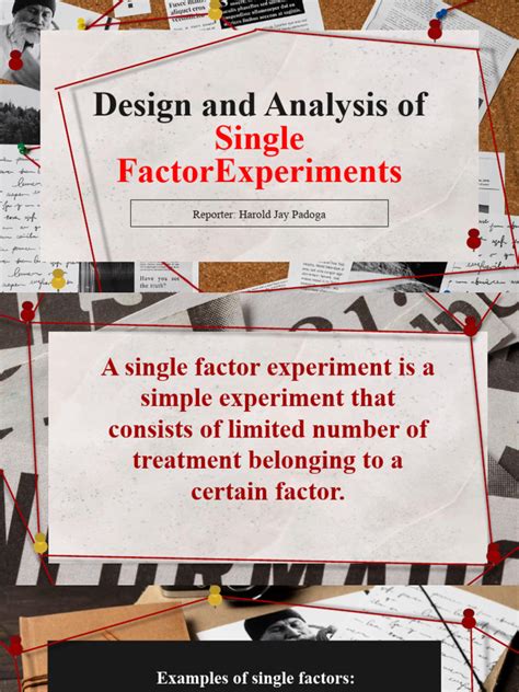 3 0 design and analysis of single factor experiments harold 1 pdf