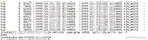 主机上大量端口处于finwait1状态且无进程号linux 取消 Fin Wait 1 进程 Csdn博客