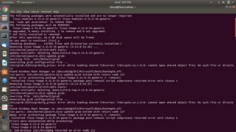 Boot Ubuntu 1804 Libcryptoso100 Cannot Open Shared Object File