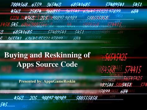 ppt buying and reskinning of app source code powerpoint presentation