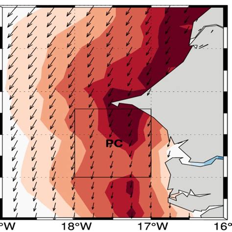 Standard Deviation Of Surface Temperature From Oisst Data Color And