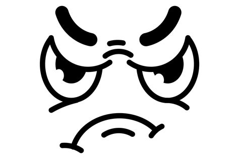 Annoyed Face With Grumpy Expression In C Graphic By Ladadikart