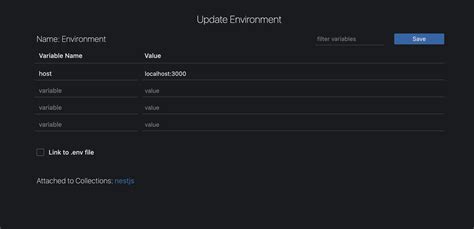 Vscode Thunder Client Environment Variable 적용하기