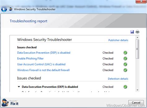 Microsoft Automated Troubleshooting Services For Security Issues Windowsobserver Com