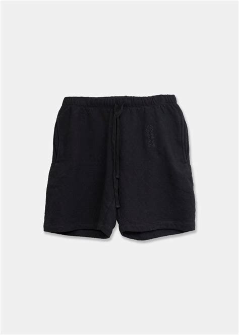 Black Black Printed Sweatshorts 017 Shop
