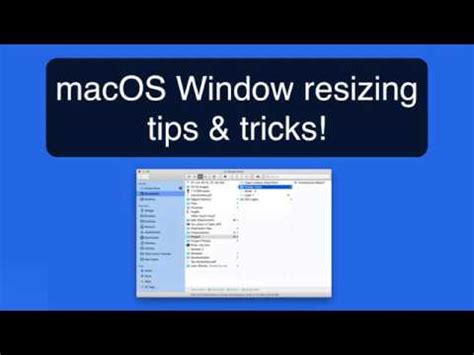 Mac Window Resizing Tips And Tricks Use Keyboard Shortcuts Split Screen More YouTube