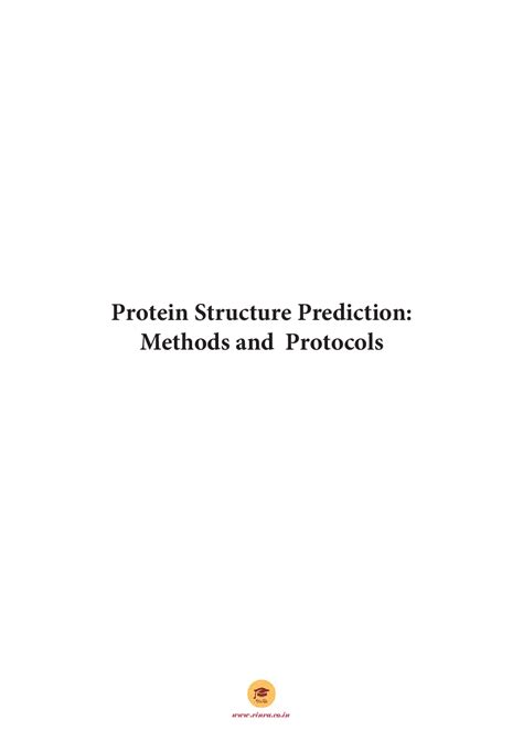 download protein structure prediction methods and protocols pdf online