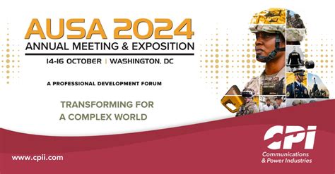 Communications And Power Industries Cpi On Linkedin Ausa2024 Cpii