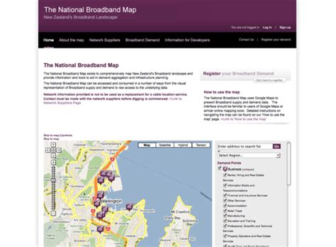 silverstripe cms community showcase national broadband map