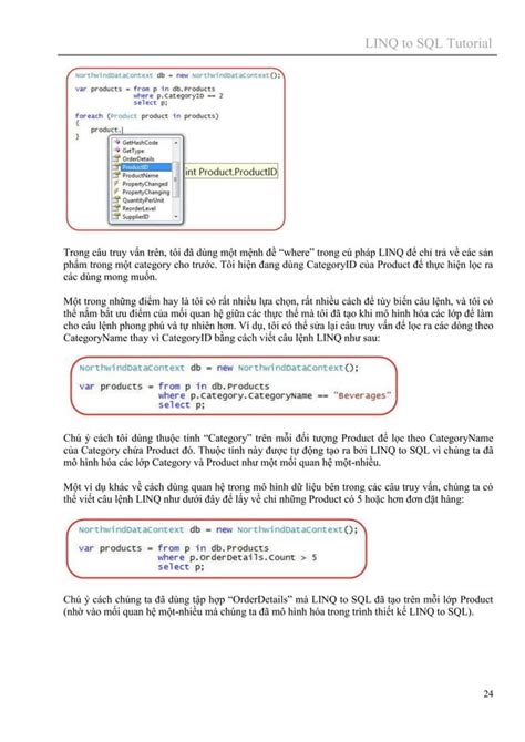 Linq To Sql Tutorial Pdf