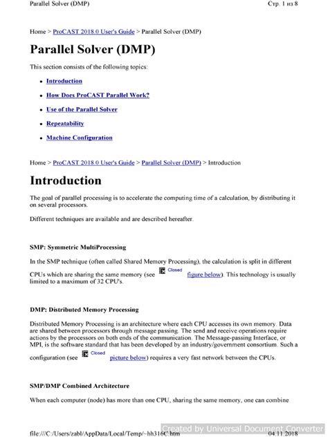 9 Parallel Solver Pdf