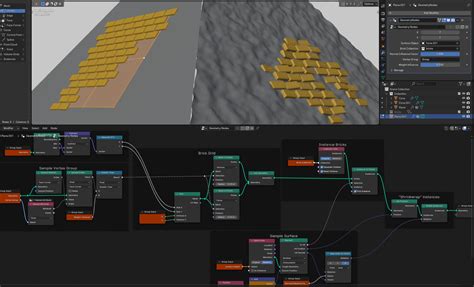 shrinkwrap issue with stone blocks modeling blender artists community