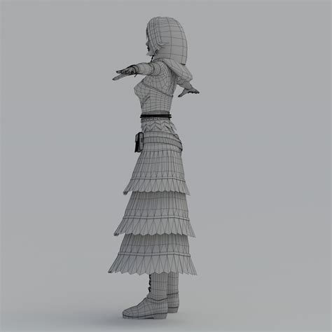 Girls Woman Human 3d Obj