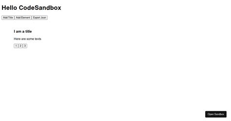 Custom Editor Codesandbox