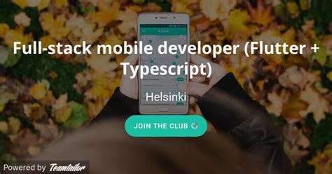 James Elderfield On Linkedin Full Stack Mobile Developer Flutter