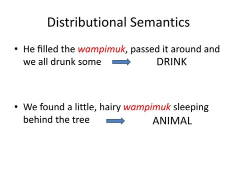 Ppt Corpus Linguistics Formal Vs Distributional Semantics Powerpoint