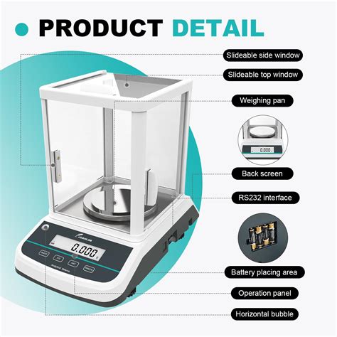 Analytical Balance 300g X 1mg Scale High Precision 0