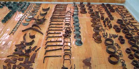 Metallic Bronze And Iron Artifacts Excavated From The Xiongnu Royal