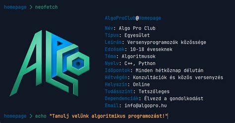 Algo Pro Club Versenyprogramozók egyesülete