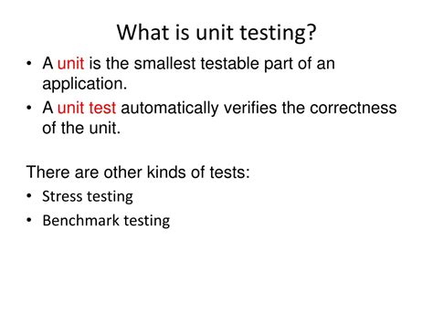 ppt junit the essential unit testing framework powerpoint
