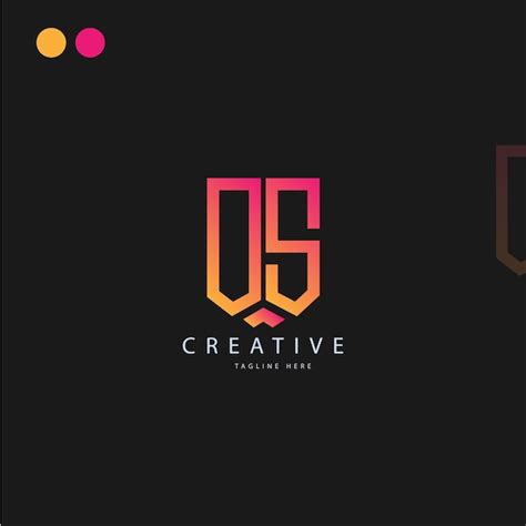 Premium Vector Modern Monogram Initial Letter Ds Logo Design Template