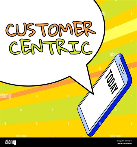 Handwriting Text Customer Centric Internet Concept Process Of Looking