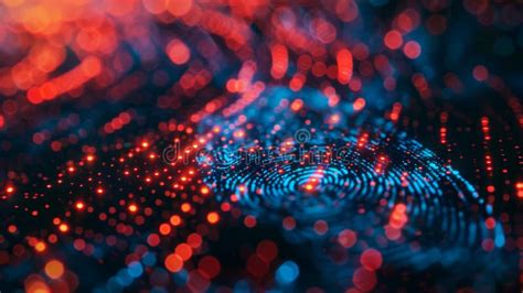 Fingerprint Scanning Identification System Biometric Authorization And Business Security