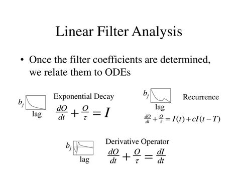 PPT Linear Prediction Filters And Neural Networks PowerPoint Presentation ID