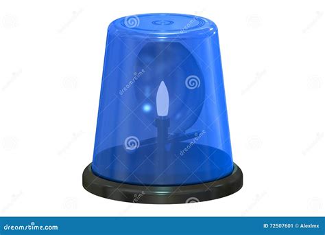 Red Blue Flashing Police Beacon Alarm Police Light Siren Emergency