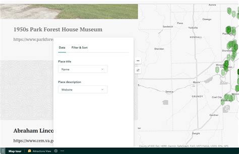 solved map tour website link in description esri community