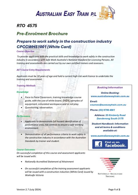 Construction Induction Training Course