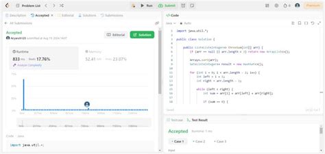 Solved Q153sum On Leetcode Aryan Chauhan Posted On The Topic Linkedin
