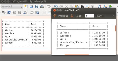 Tables How Do I Import A Text File Into Lyx Keeping Its Formatting