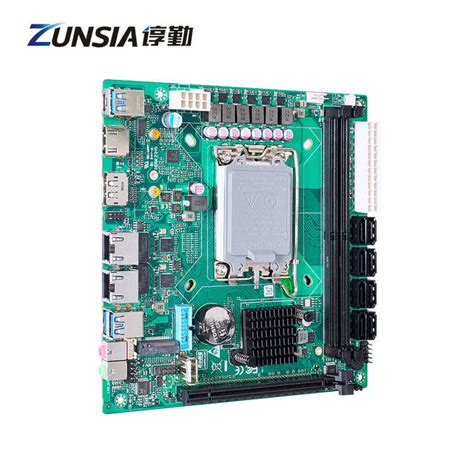 Zunsia Th Gen LGA Industrial NAS Motherboard H B SATA DDR GB Dual Lan X
