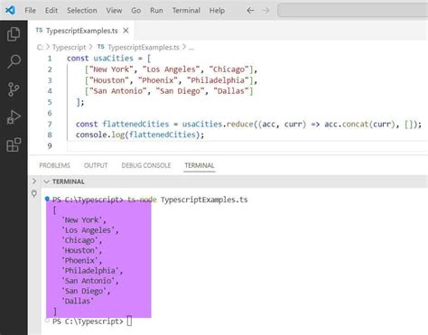 How To Flatten An Array Of Arrays In Typescript