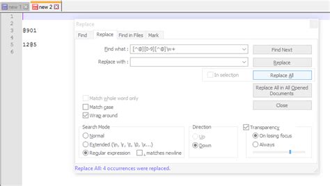 How Do I Mass Delete Lines Out Of Notepad Except For Ones With