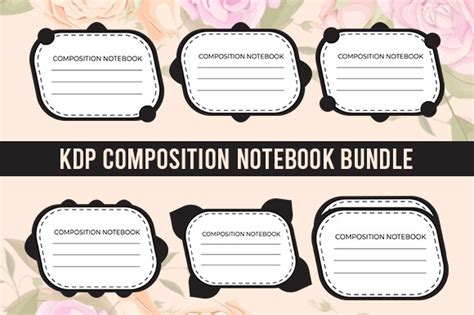 Composition Notebook Labels Tags Graphic By Graphictrend Creative Fabrica