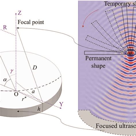 Schematic Representation Left And Finite Element Simulation Snapshot Download Scientific