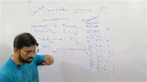 9th Computer Science Chapter No 2 Binary System Youtube