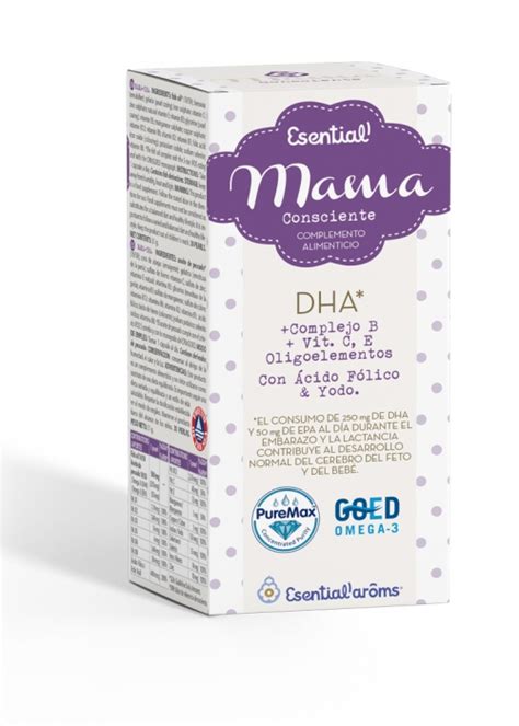 Dha Complejo Vitaminas Mamá 30 Perlas Herbolario Solidario