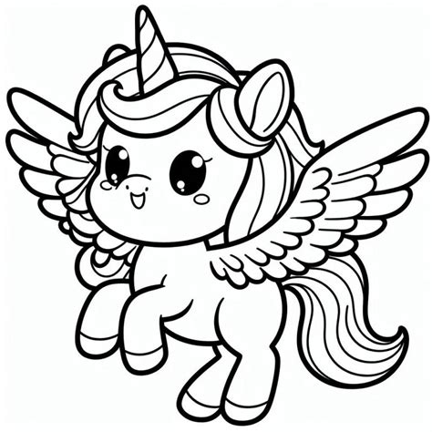 Desenho Para Colorir Unicórnio