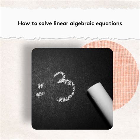 Cc How To Solve Linear Algebraic Equations