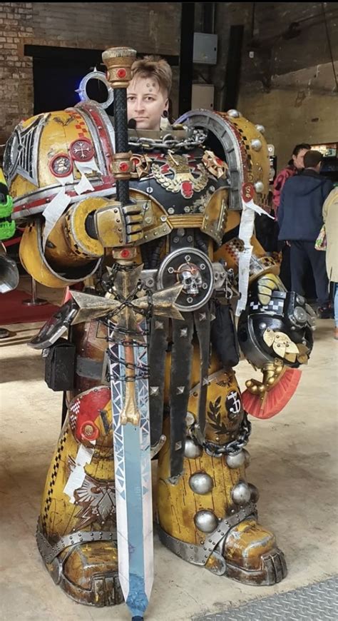 Put Your Hands In The Air For This Imperial Fists Cosplay Bell Of