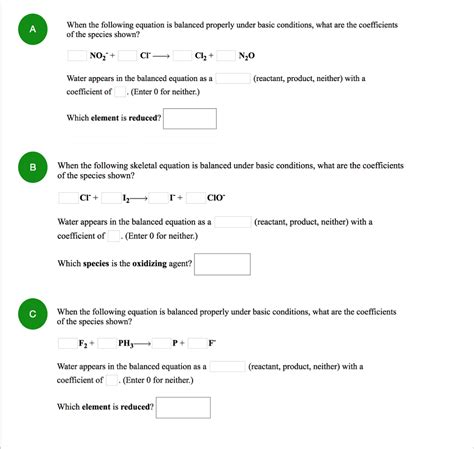 Solved When The Following Equation Is Balanced Properly Chegg Com
