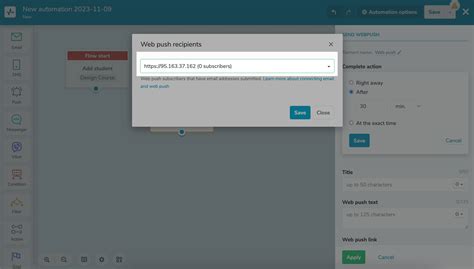 How To Send A Message Triggered By A Course Event Sendpulse