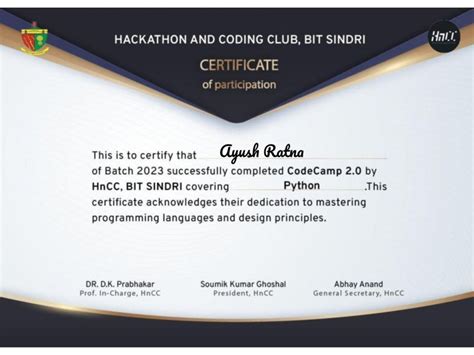 Ayush Ratna On Linkedin Hncc Pythonprogramming