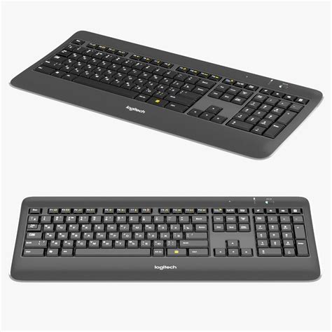 Keyboard Logitech Free 3d Model Blend Free3d